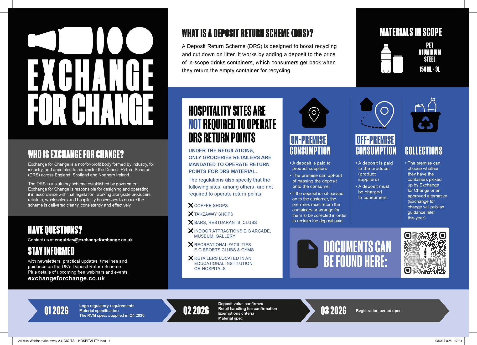 Deposit Return Scheme - overview - UKHospitality