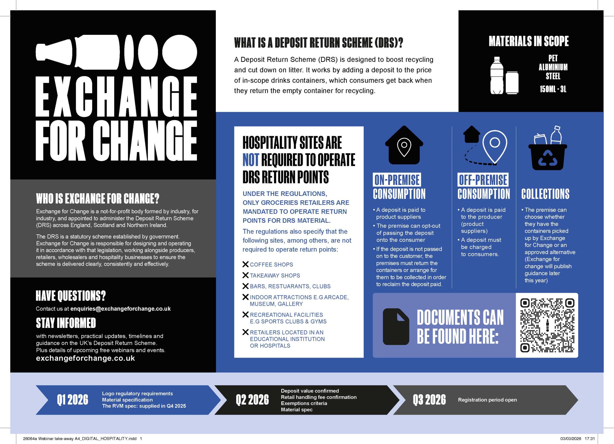 Deposit Return Scheme - overview - UKHospitality